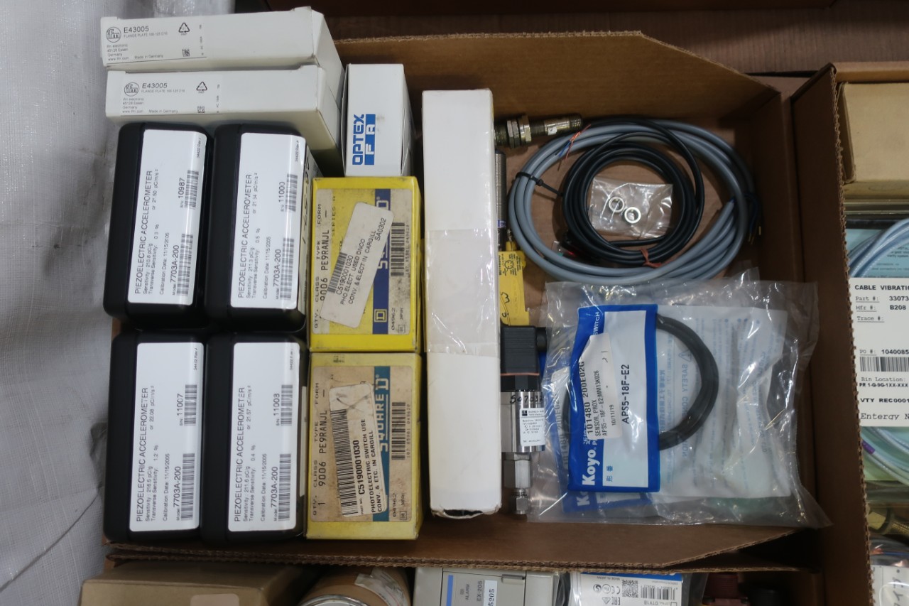 3 PALLETS OF ASSORTED SENSORS