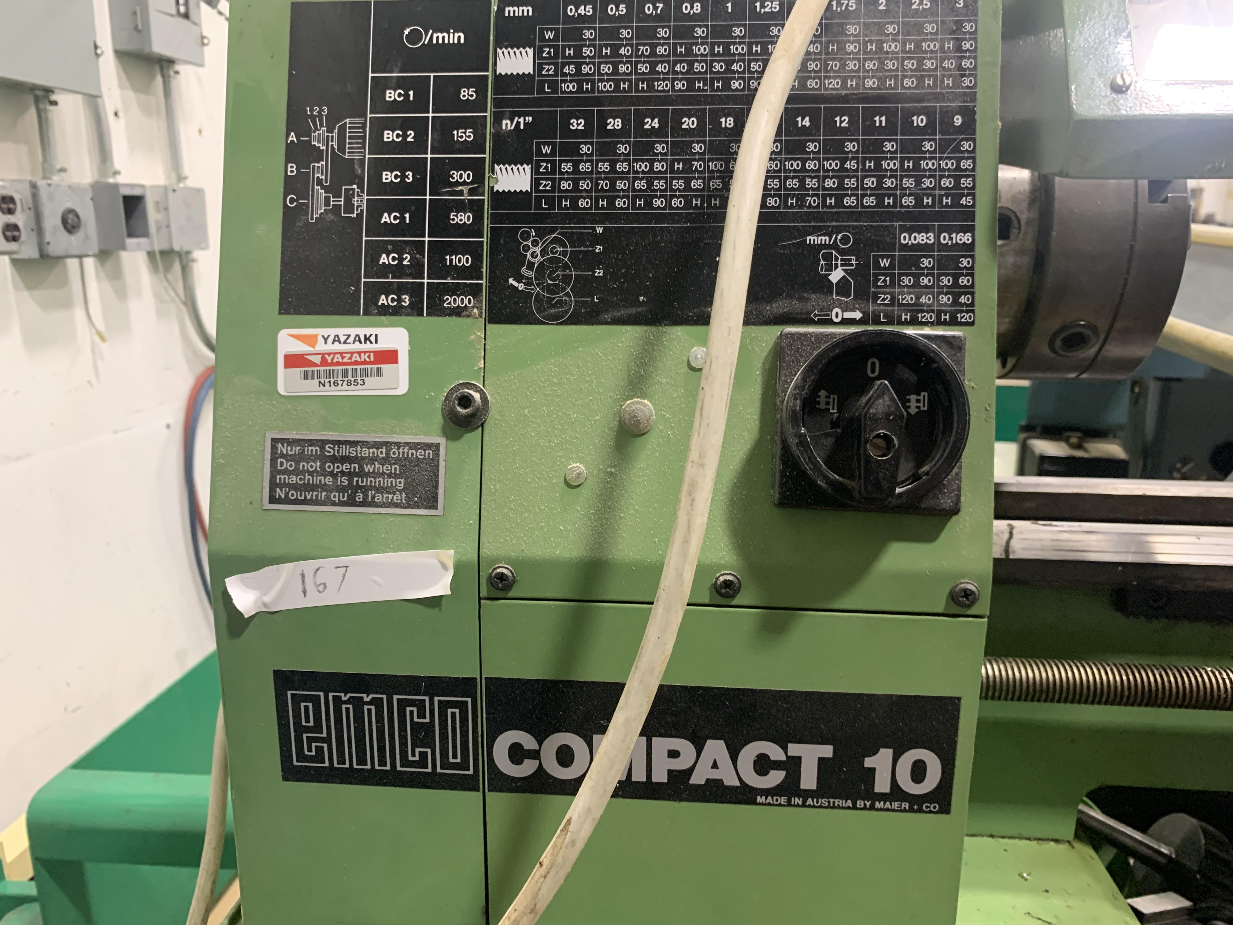 EMCO COMPACT 10 LATHE
