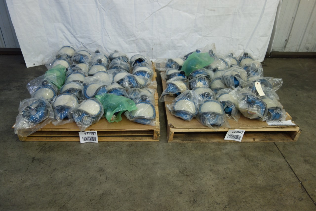 2 PALLETS OF AMERICAN OPTICAL CORP. FULL FACE RESPIRATOR MASKS