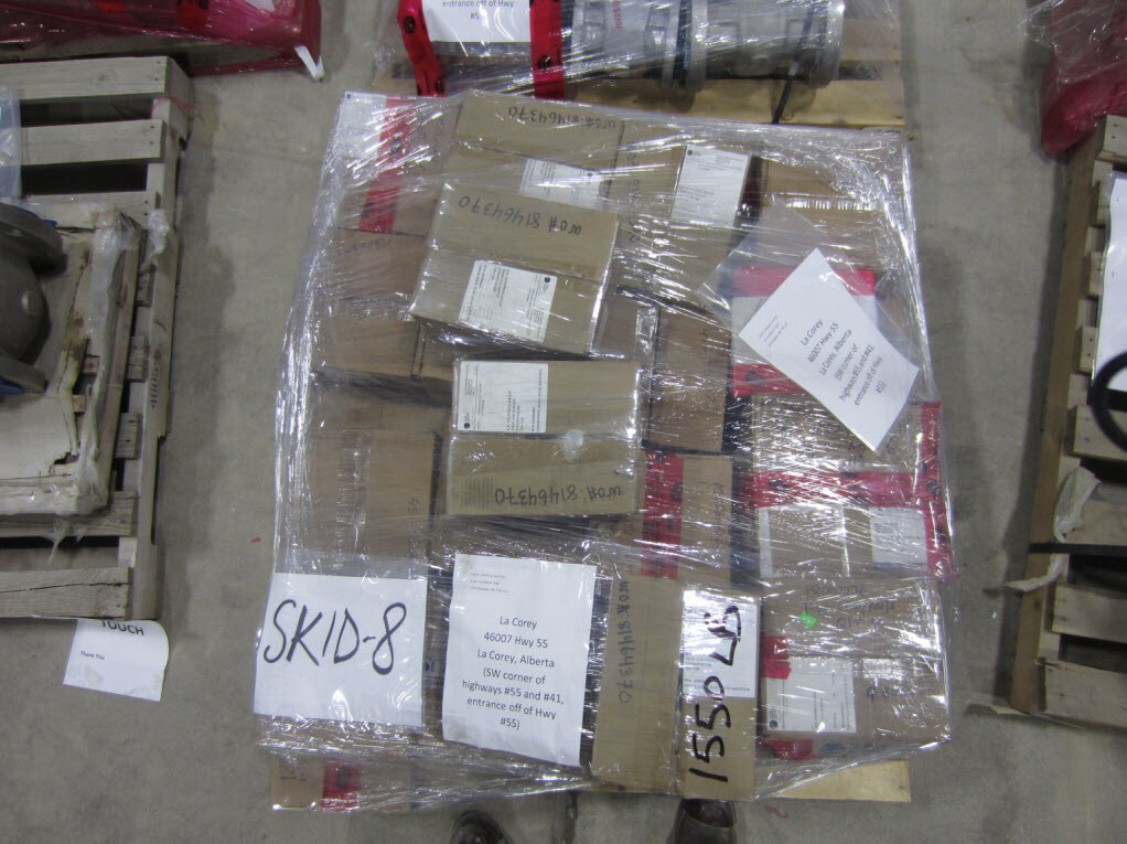 Skid #8: studs, nuts, plugs