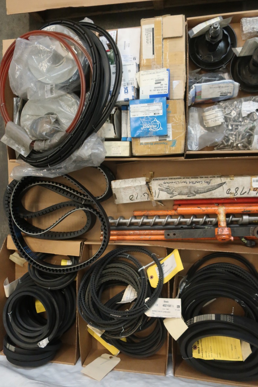 4 PALLETS OF ASSORTED POWER TRANSMISSION REPLACEMENT PARTS
