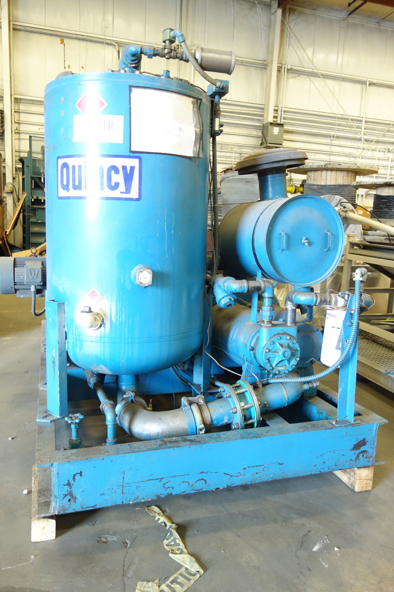QUINCY 740 AIR COMPRESSOR, 150 HP, DUAL CONTROL
