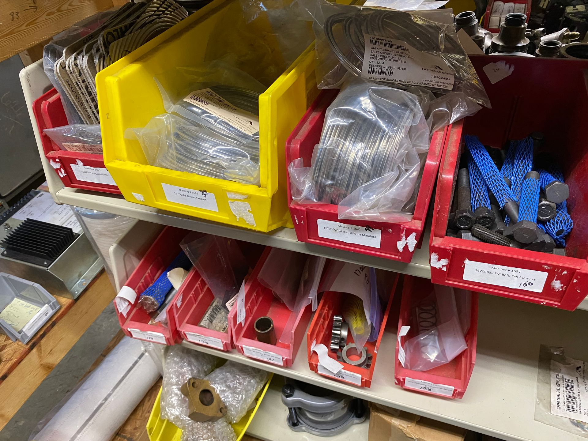 Bulk Lot of Spare Parts for 2000 Fairbanks 3.2MW Enviro G855WRV-525 Fuel Generator For Sale | Aucto