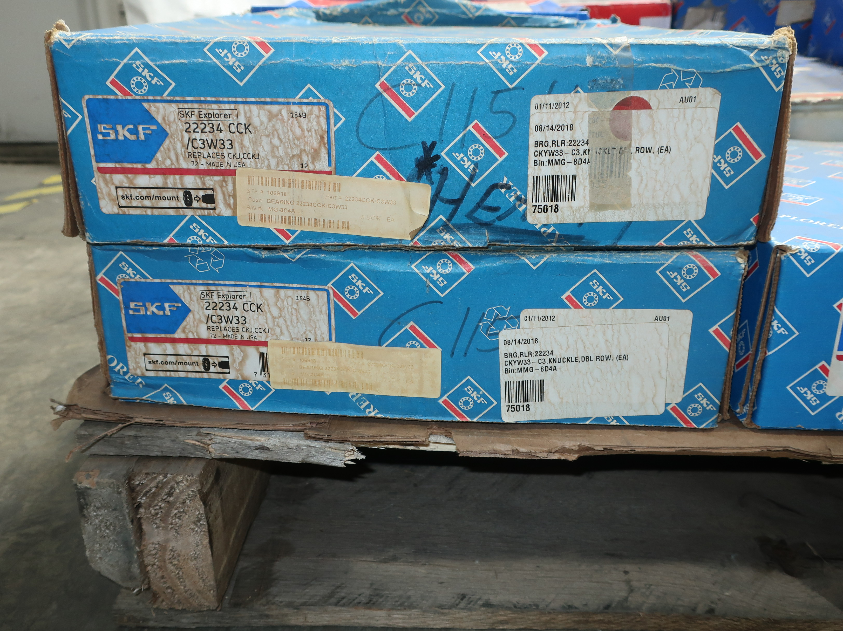SKU 1739351 - PALLET OF ASSORTED SKF BEARINGS For Sale | Aucto