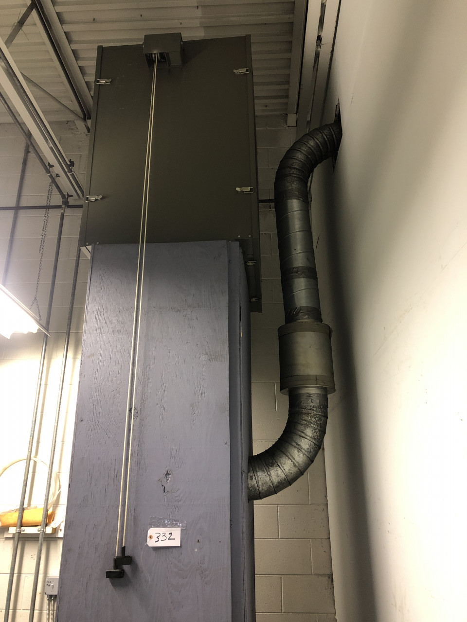 Aget Cyclone Dust Collector & Duct work in Building For Sale | Aucto