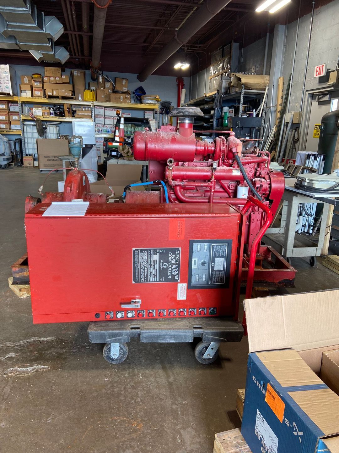 1995 CUMMINS 359 CID 5.9L SERIES 403 DIESEL ENGINE FIRE PUMP SYSTEM