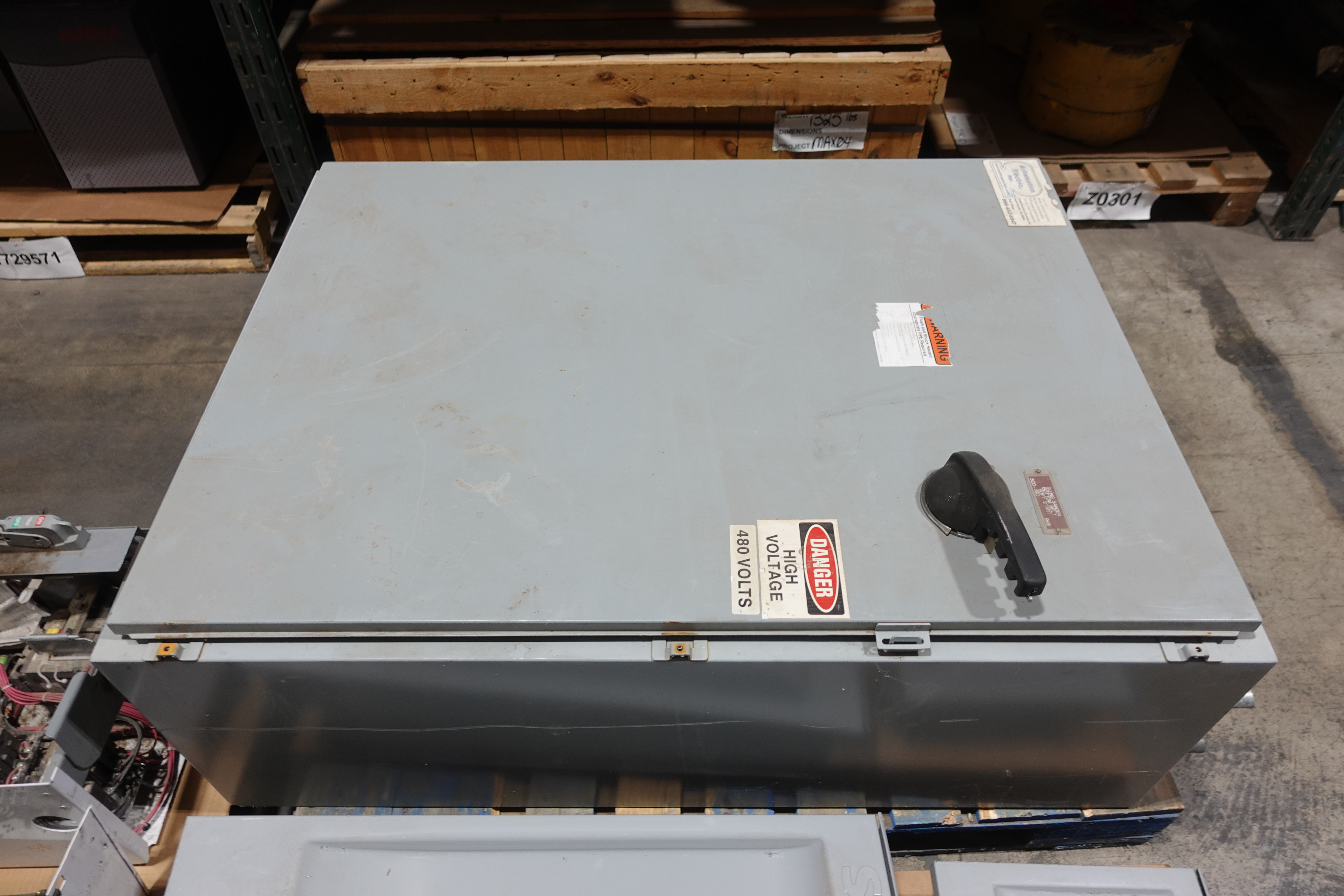 3 PALLETS OF ASSORTED ELECTRICAL CONTROLS, MCC BUCKETS, AND DISCONNECTS ...