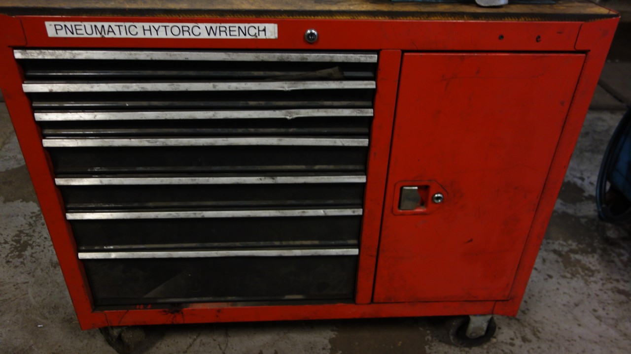 DOVER SWEENEY X1A HYDRATIGHT PNEUMATIC TORQUE WRENCH MOBILE TOOL ...