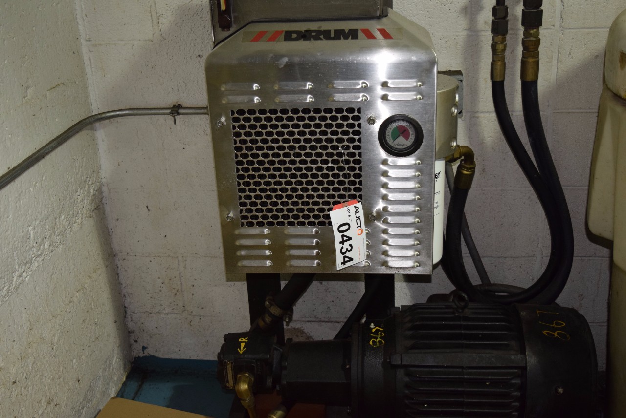 DRUM DH325 HYDRAPAK HYDRAULIC COOLER WITH EMUNICE HYDRAULIC PUMP, US ...