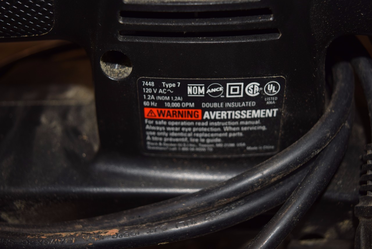 BLACK AND DECKER 7448 TYPE 7 BELT SAW