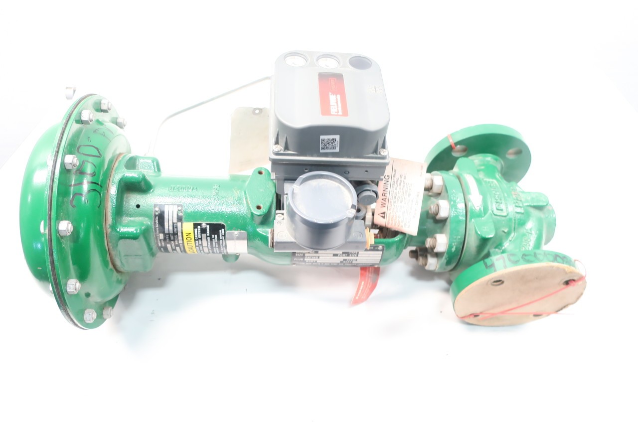 FISHER TYPE ET PNEUMATIC TYPE 667 300 STEEL FLANGED DVC6200 1-1/2IN ...