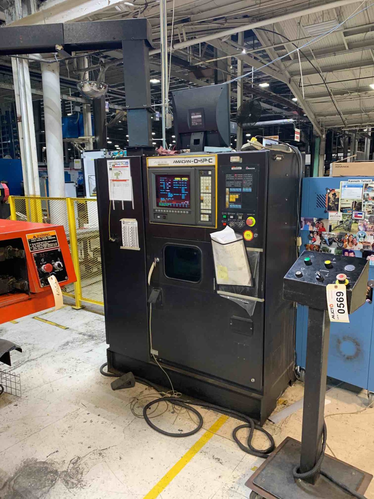 Amada PEGA-357 305072 CNC Turret Punch Press with Amadan-04P-C Controller