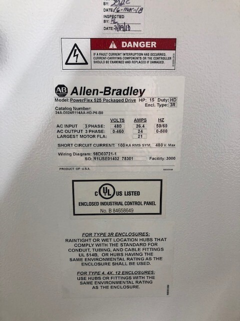 Allen Bradley Powerflex 525 VFD For Sale | Aucto