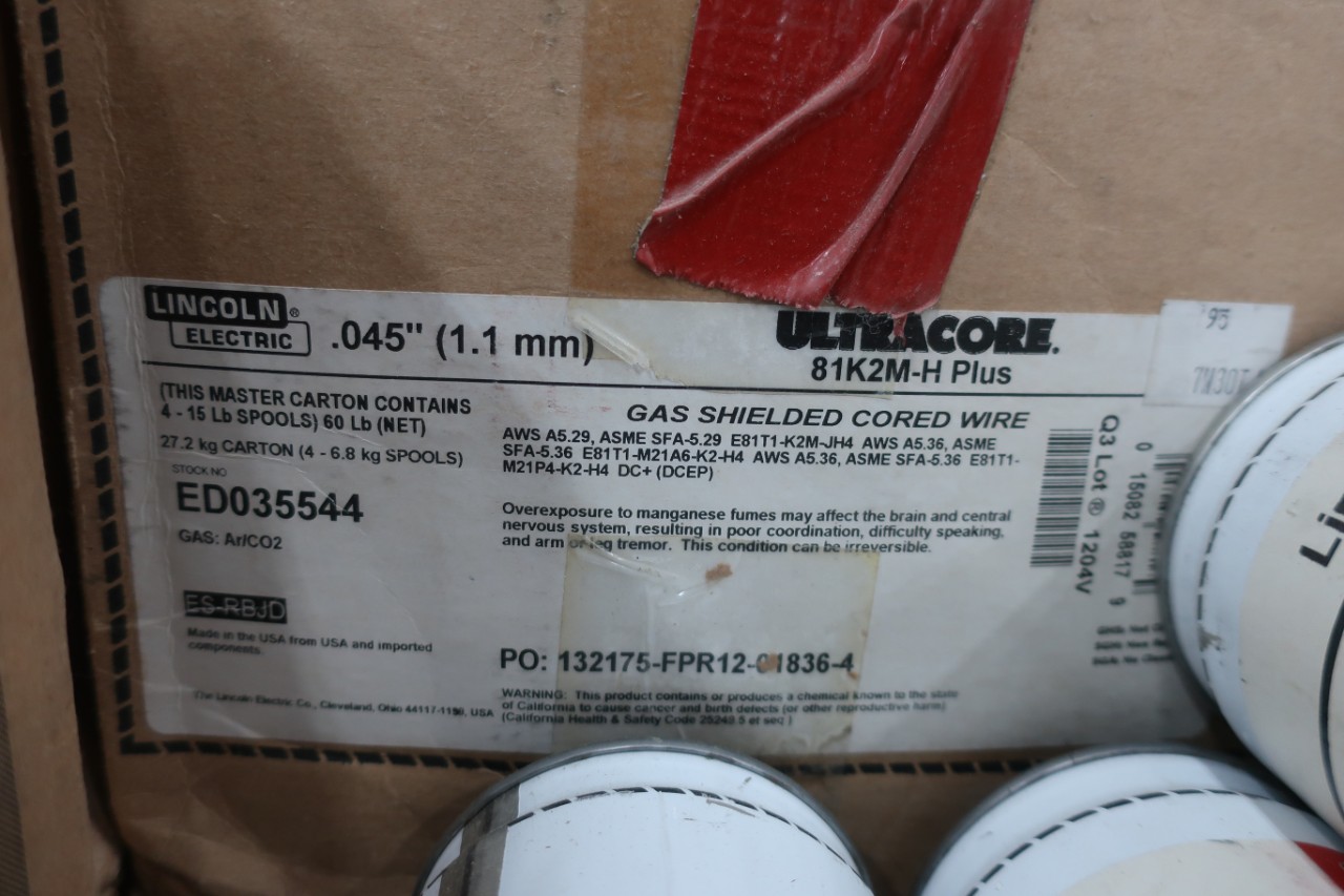 7 PALLETS OF ASSORTED LINCOLN ELECTRIC WELDING WIRE