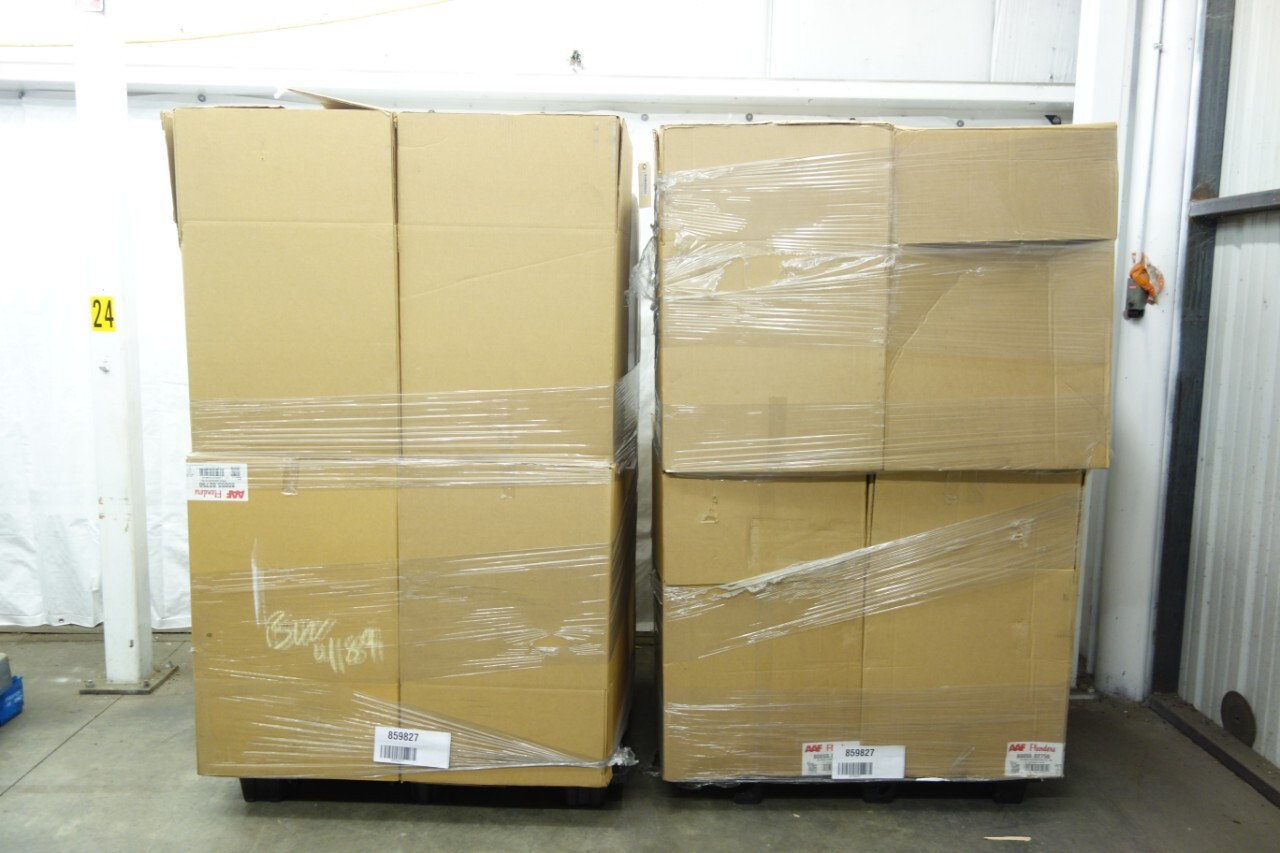 2 PALLETS OF AAF FLANDERS FILTERS