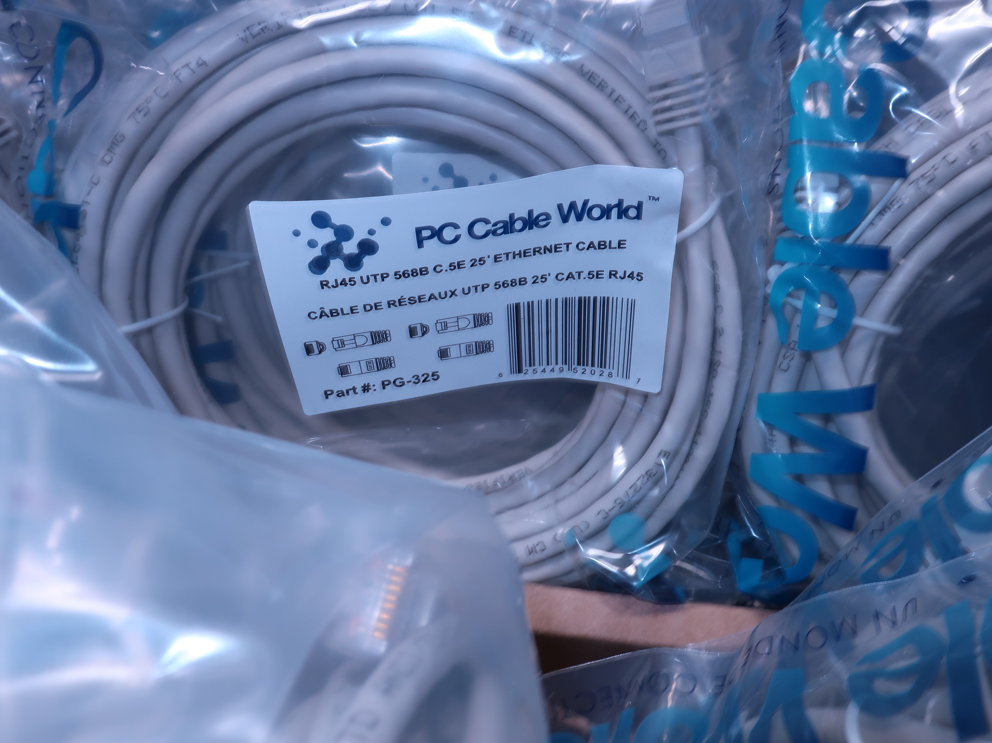 SKU 1729150 - 2 PALLETS OF ASSORTED CORDSETS, PC CABLE WORLD For Sale ...