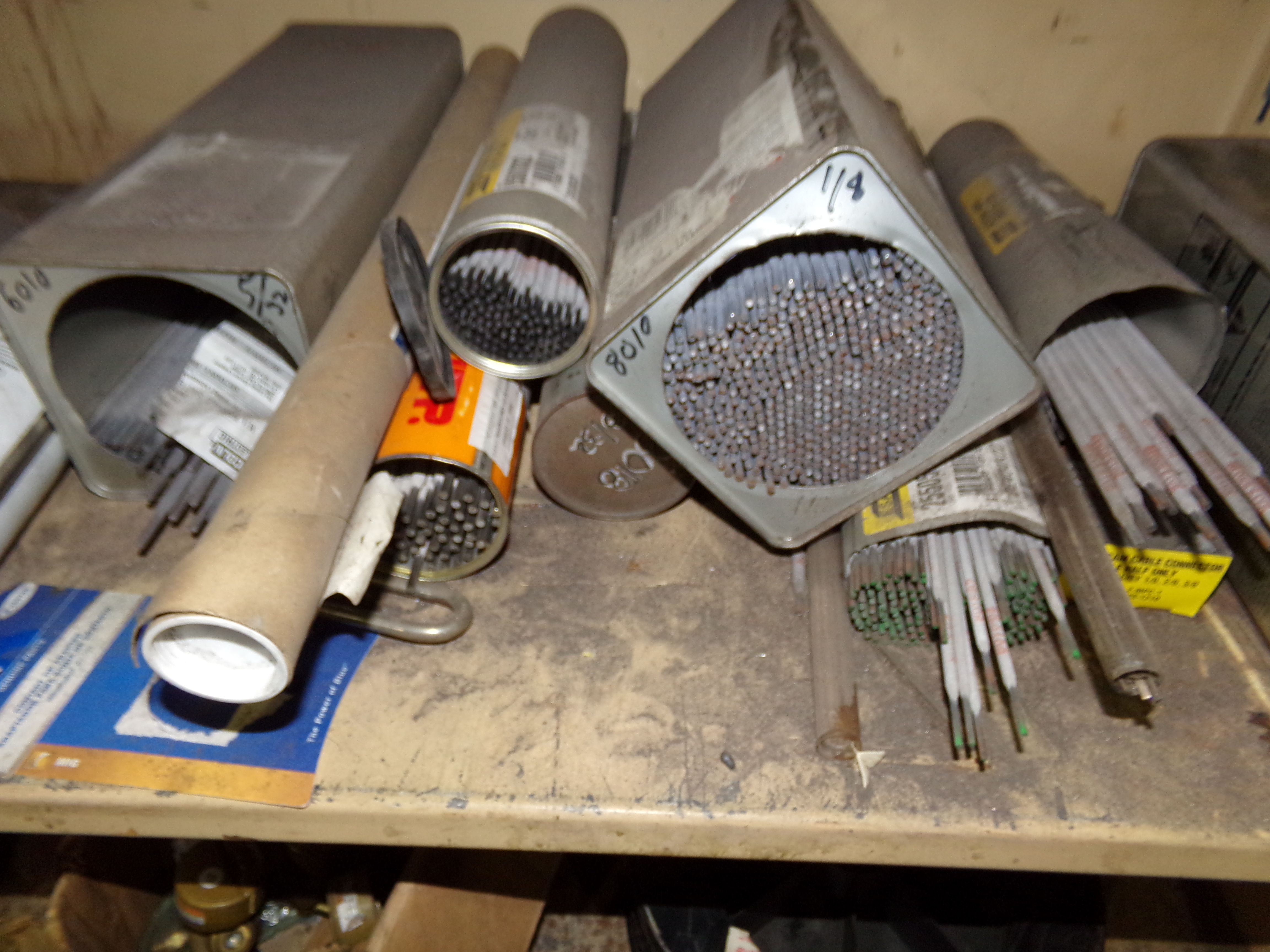 Contents of Welding Locker