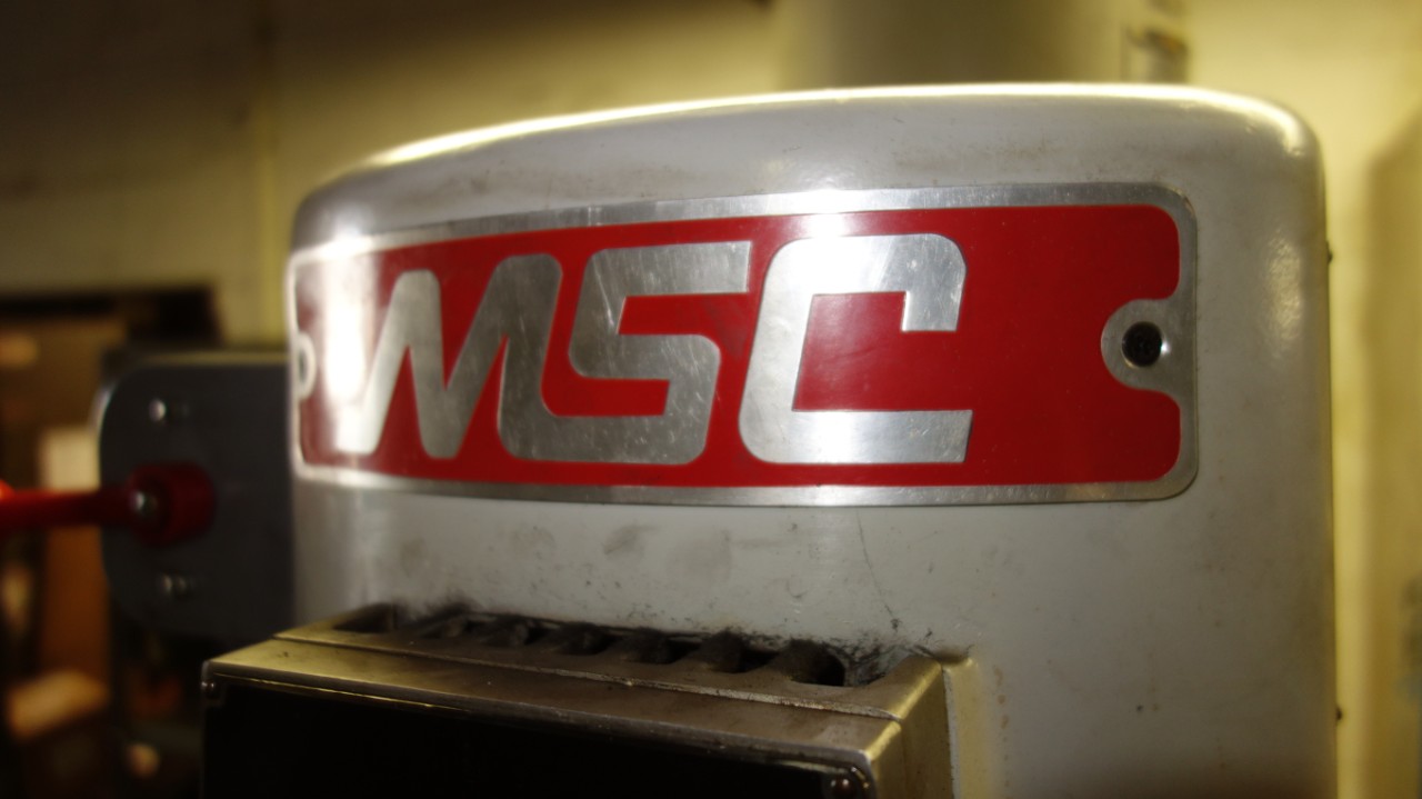 MSC VARIABLE SPEED VERTICAL MILLING MACHINE 220V-AC W/ ACU-RITE ...