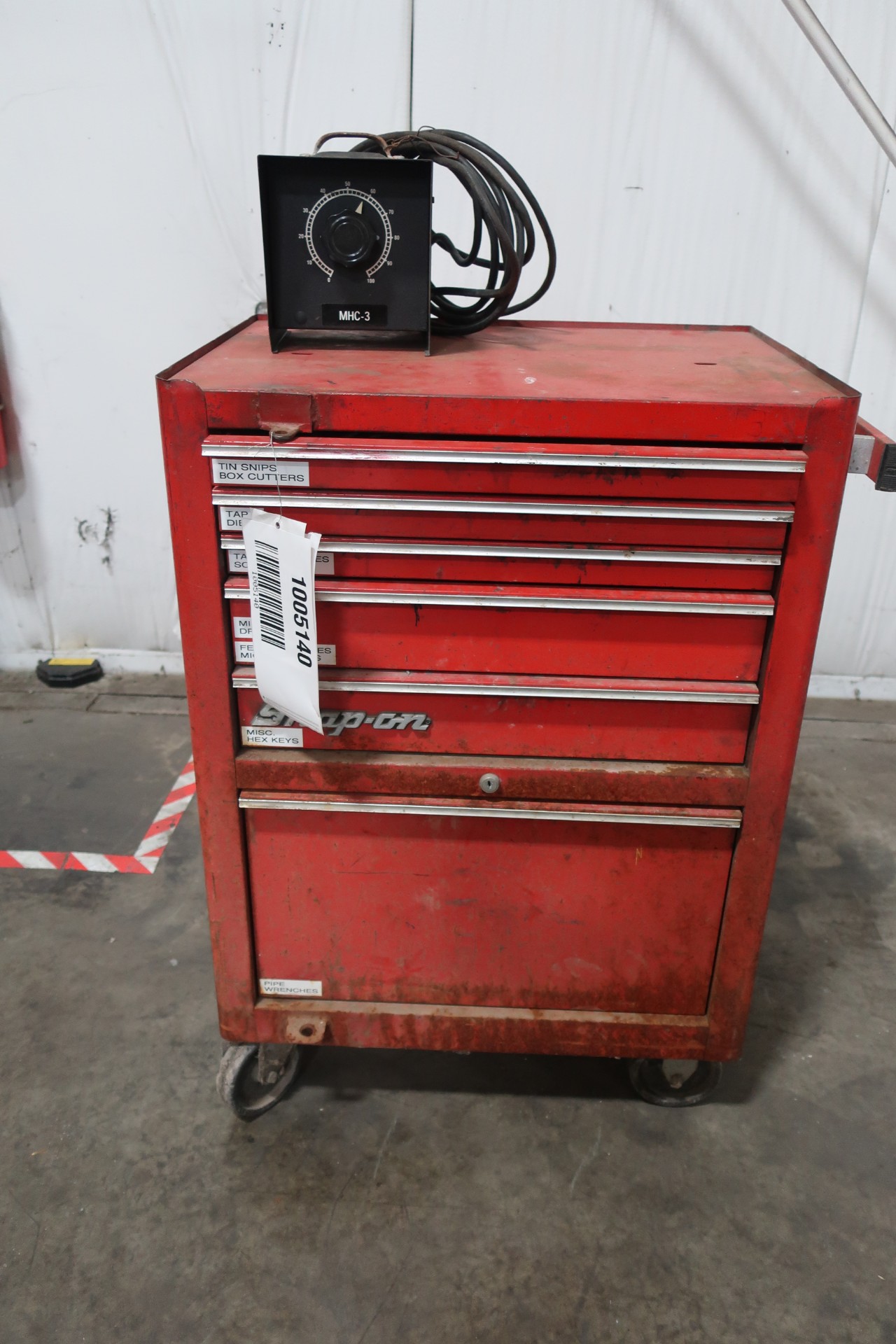 6 DRAWER SNAP ON TOOL BOX AND ASSORTED TOOLS For Sale | Aucto