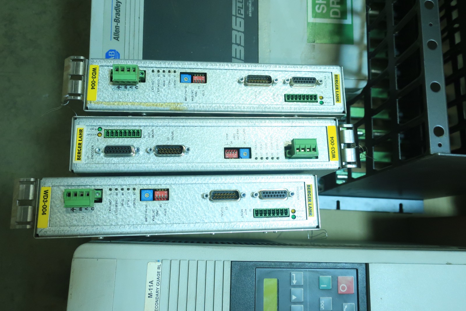 2 PALLETS OF ASSORTED ELECTRICAL SERVO DRIVE, CONTROLS, WIND TURBINE ...