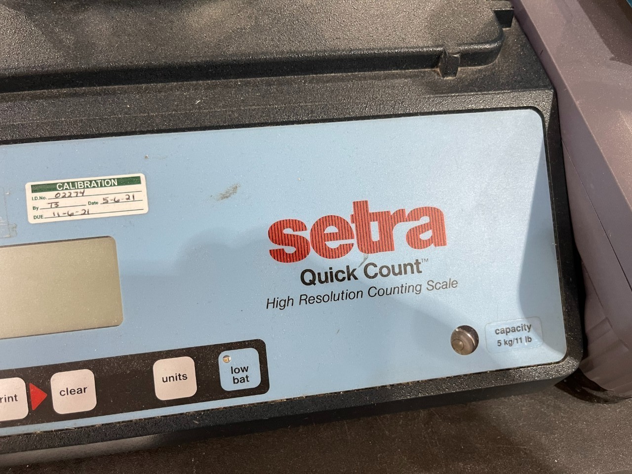 Setra High Resolution Counting Scale