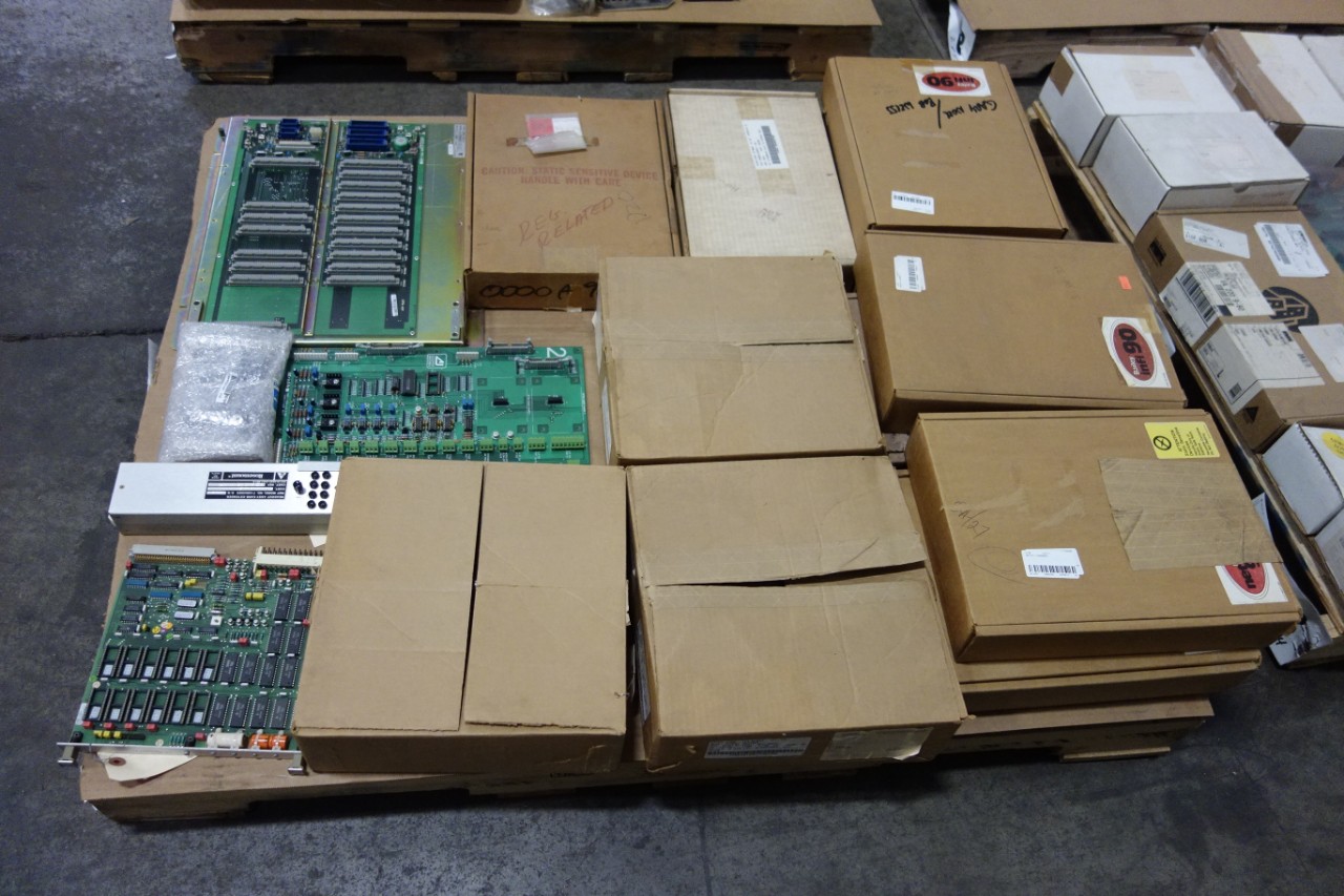 4 PALLETS OF ASSORTED PCB CIRCUIT BOARDS