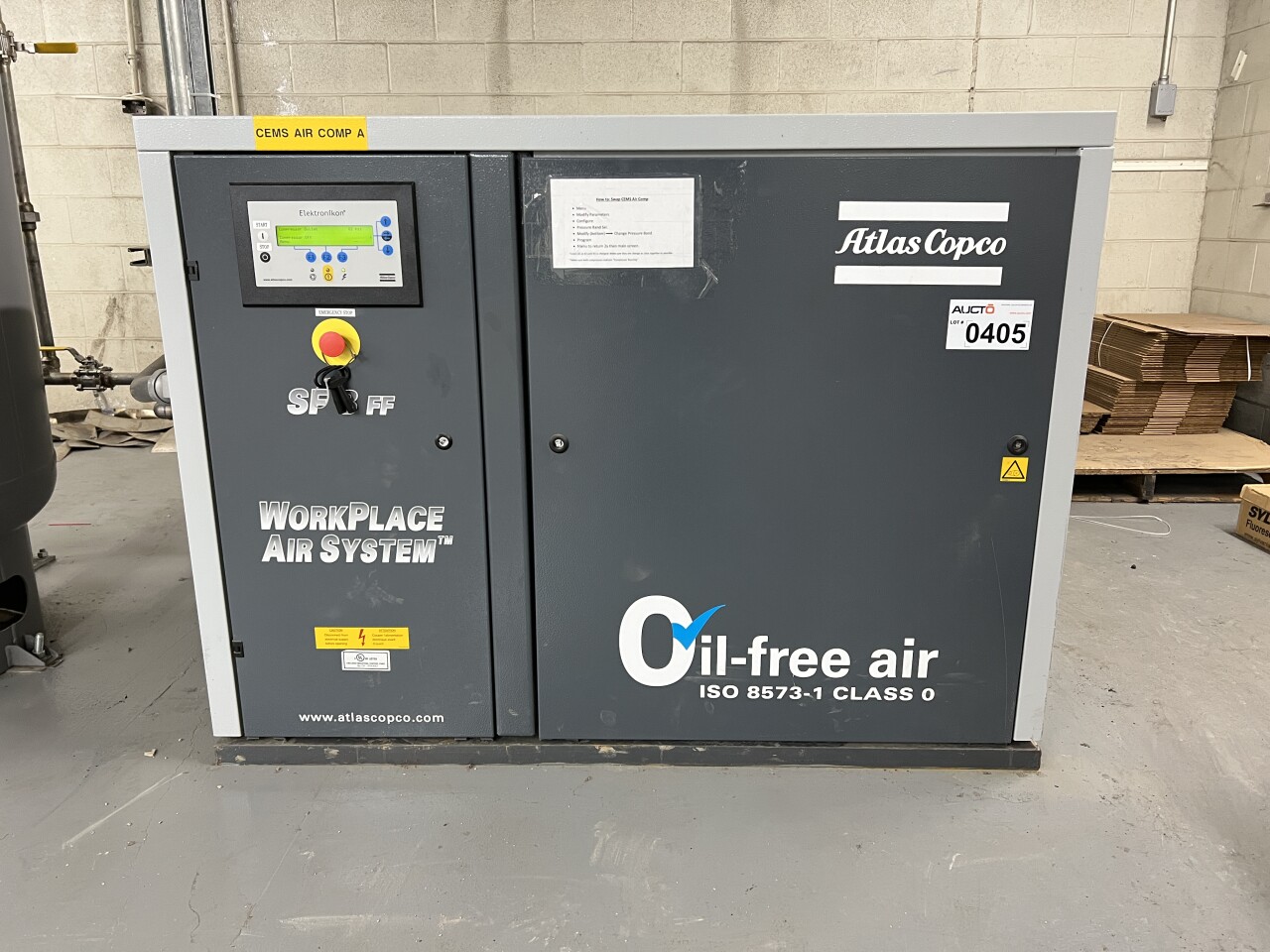 Atlas Copco SF8 rotary scroll air compressor