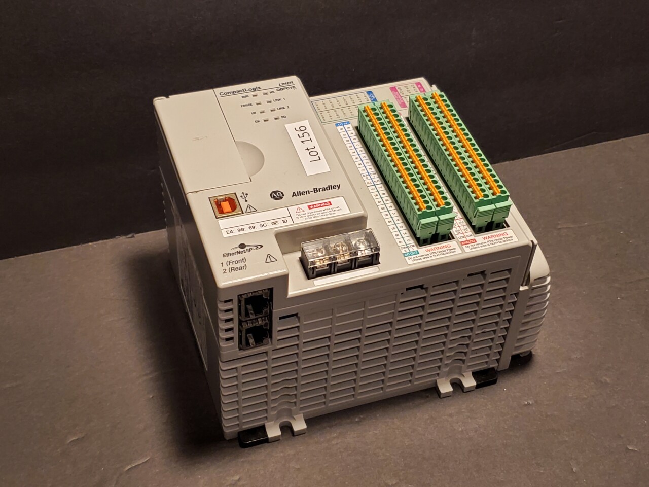 Allen Bradley CompactLogix 1769-L24ER-QBFC1B Plus 1769-ECR For Sale | Aucto