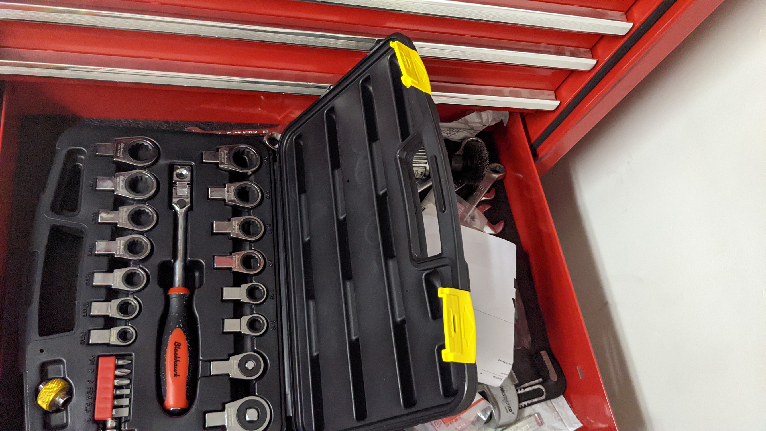 PROTO TOOL BOX AND CONTENTS