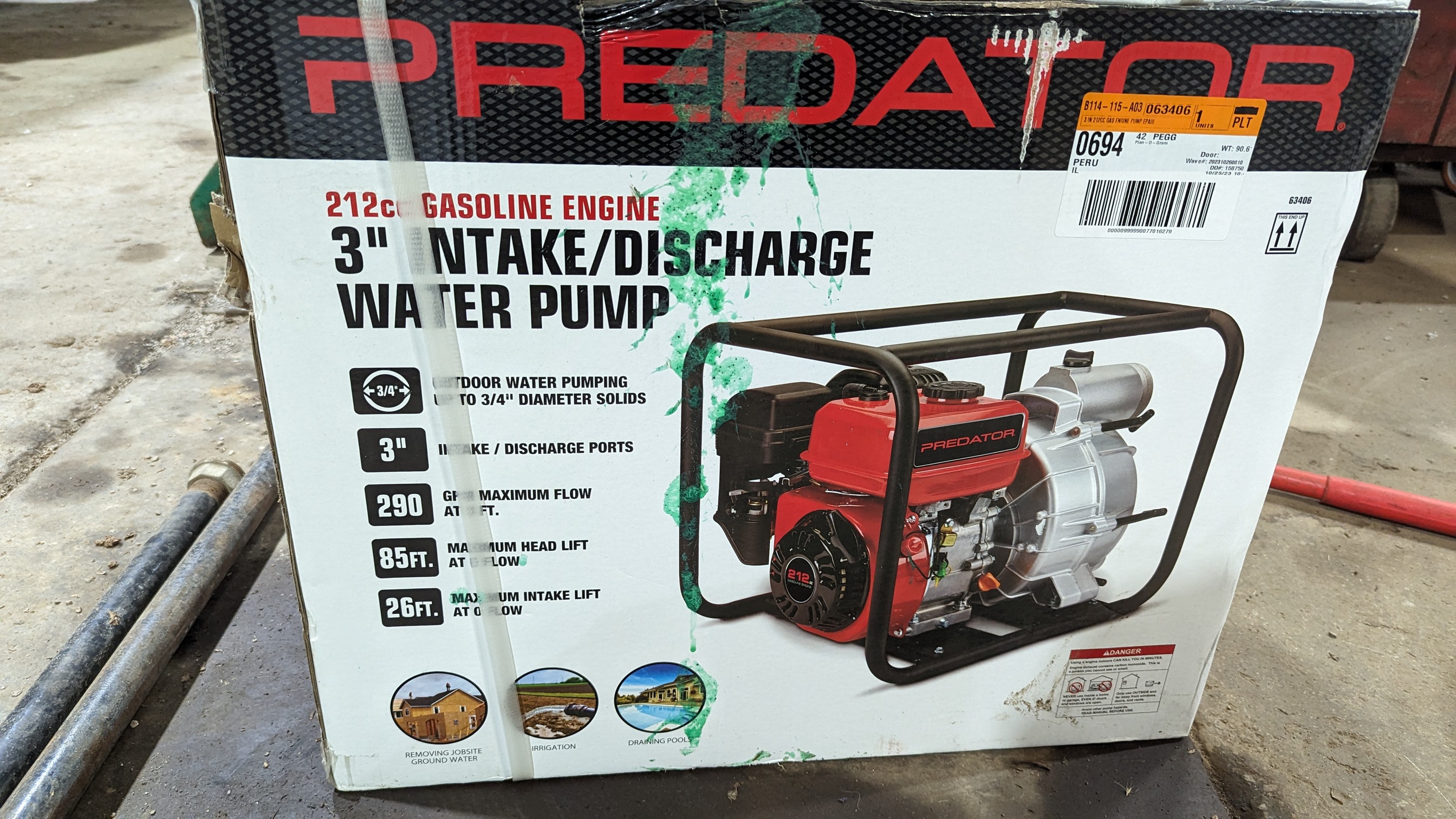 PREDATOR 3" WATER PUMP