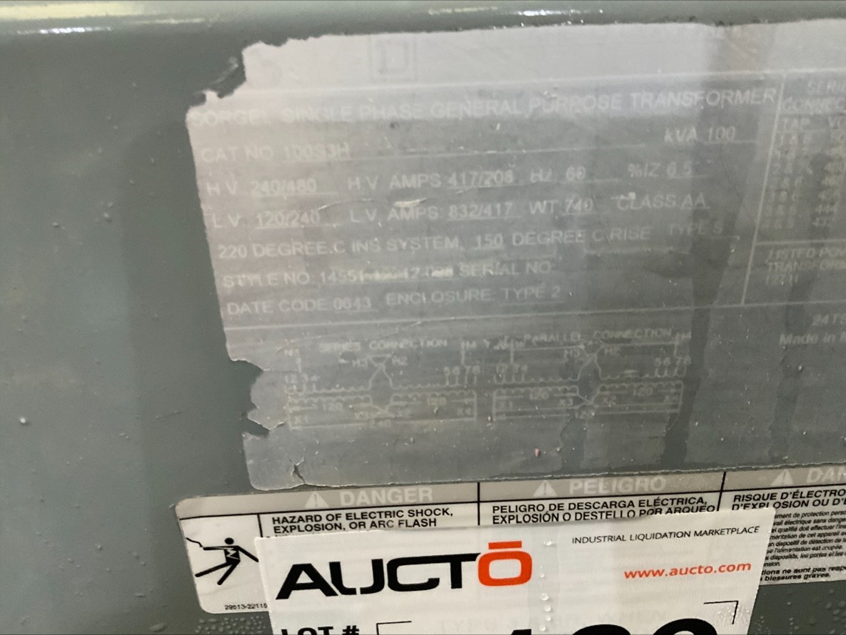 Square D Pad Mounted Transformer