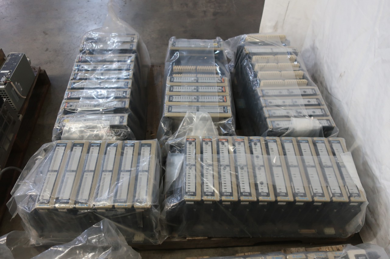 4 PALLETS OF ASSORTED MODULES, CHASSIS, AND POWER SUPPLIES