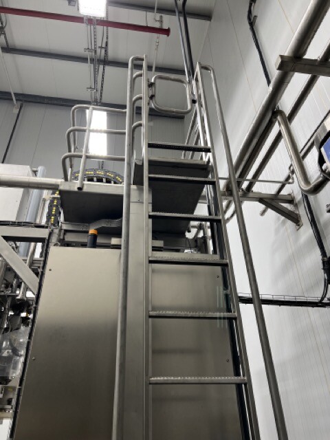 2012 JBT Foodtech Aseptic Drum Filler with conveyor and spare MRO parts ...