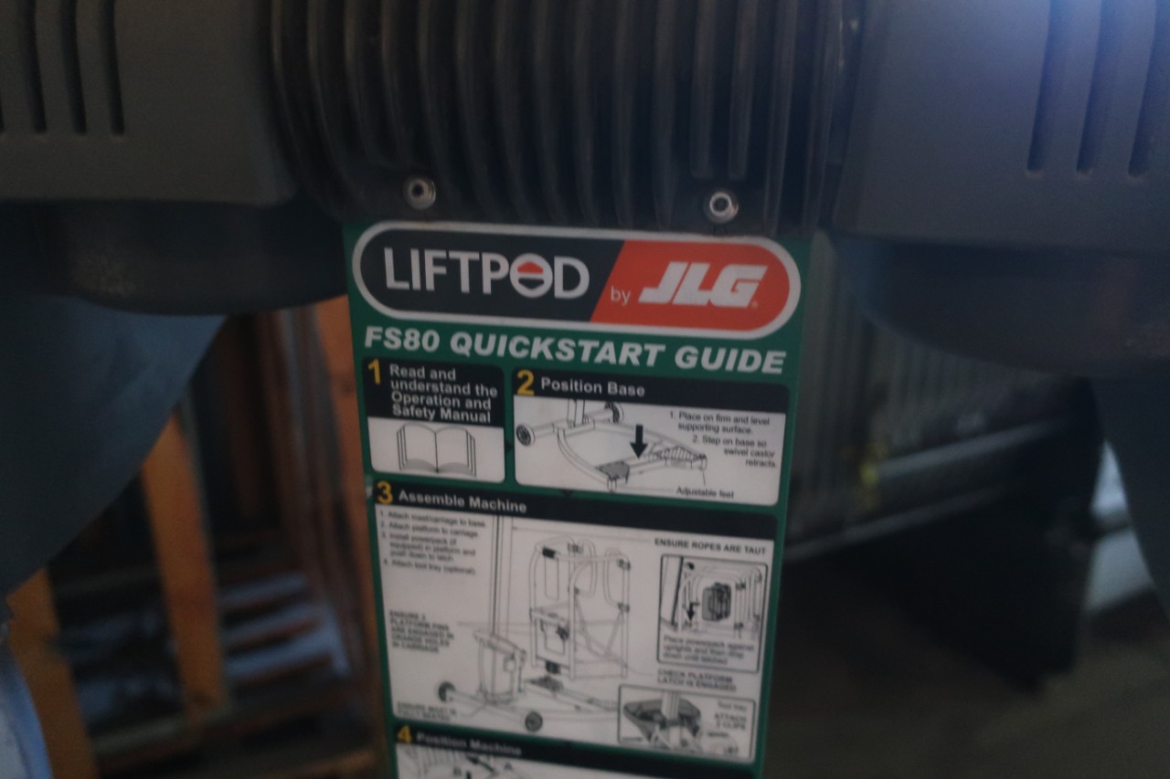 Jlg Fs 80 Liftpod 330Lbs Personal Man Lift