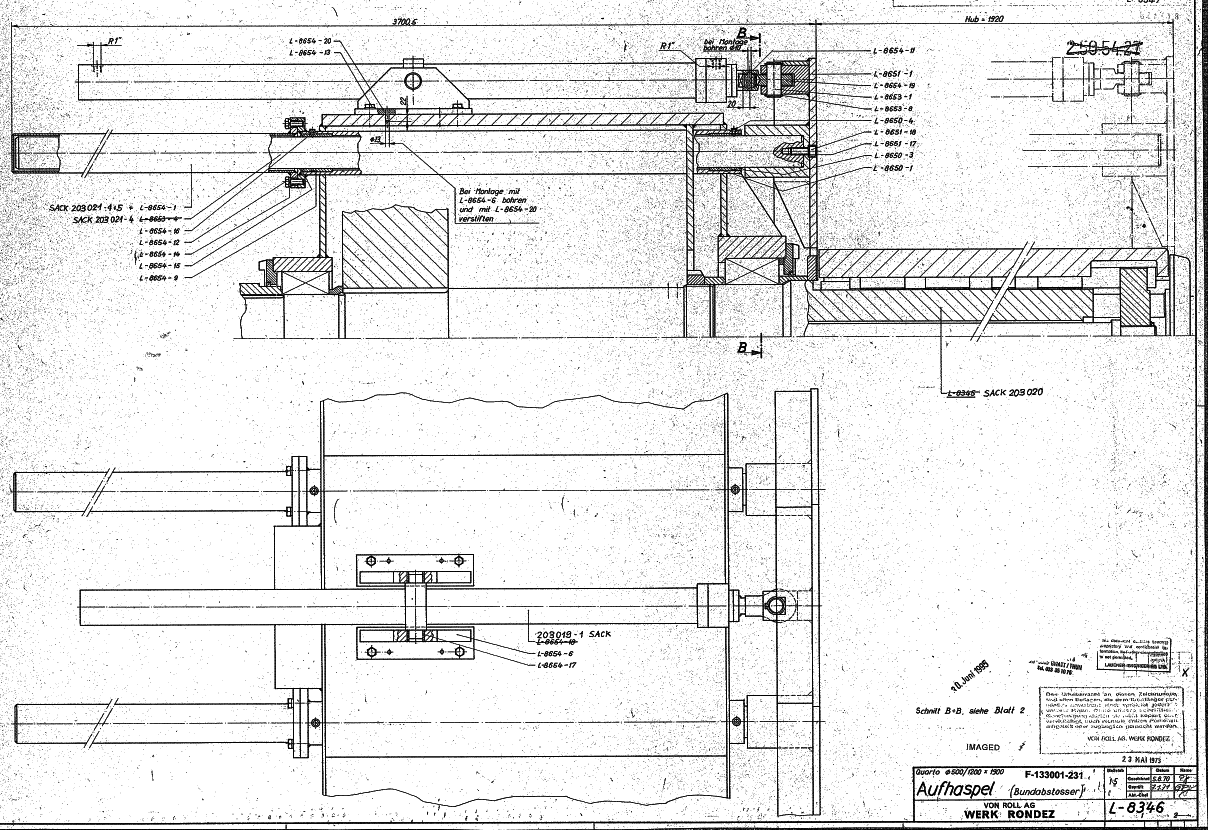 COILER WITH RELIANCE DC MOTOR AND JAHNCO GEARBOX