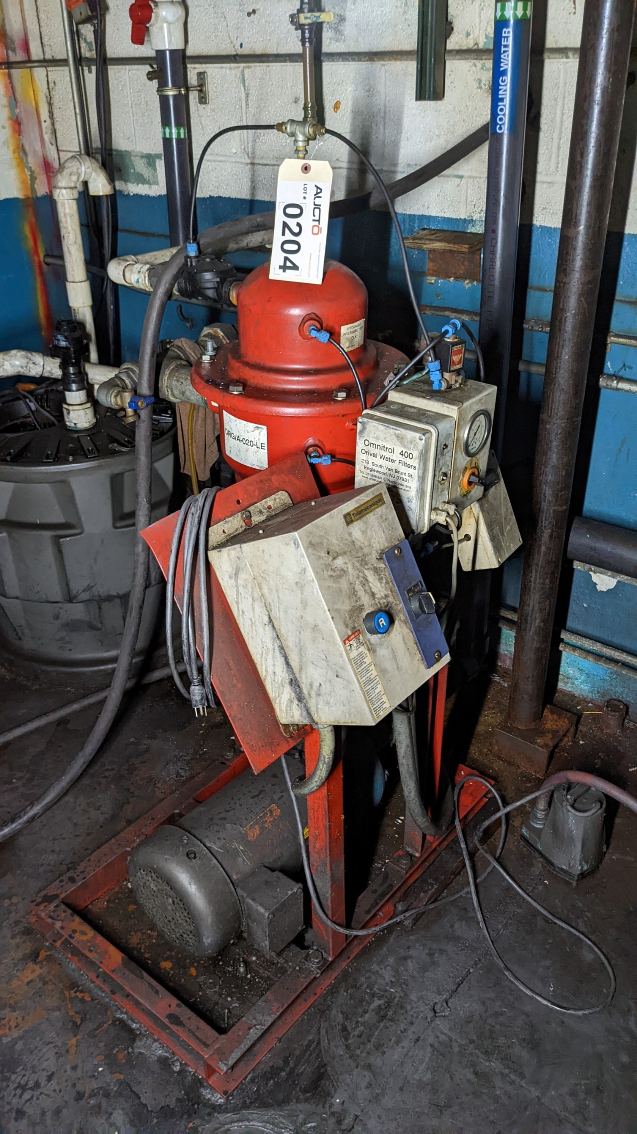 Omnitrol 400 orval water filter system with Gould pump For Sale | Aucto