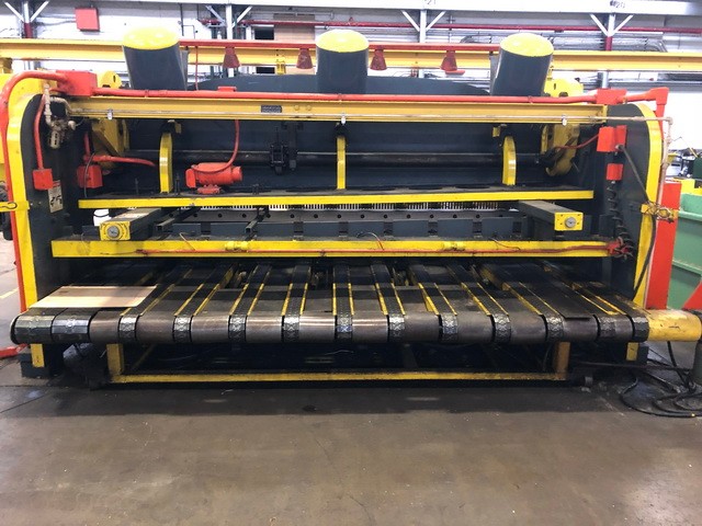 12' x 3/8" Cincinnati Mechanical Shear with Magnetic Conveyor