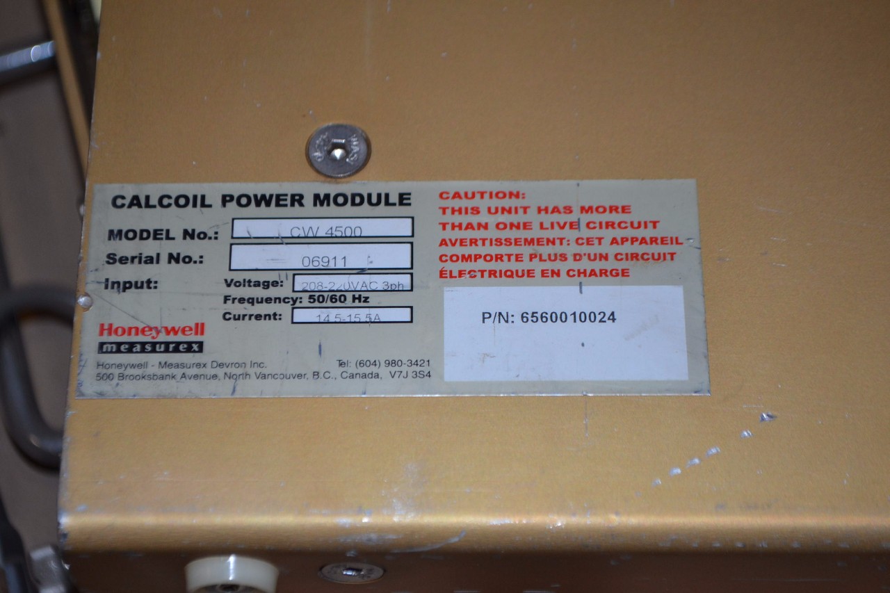 HONEYWELL CW4500 CALCOIL POWER MODULE POWER SUPPLY For Sale | Aucto