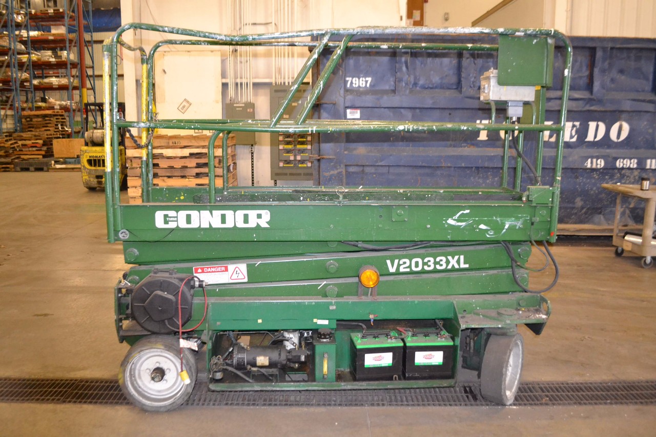 TIME CONDOR ELECTRIC SCISSOR LIFT, V2033XL For Sale | Aucto