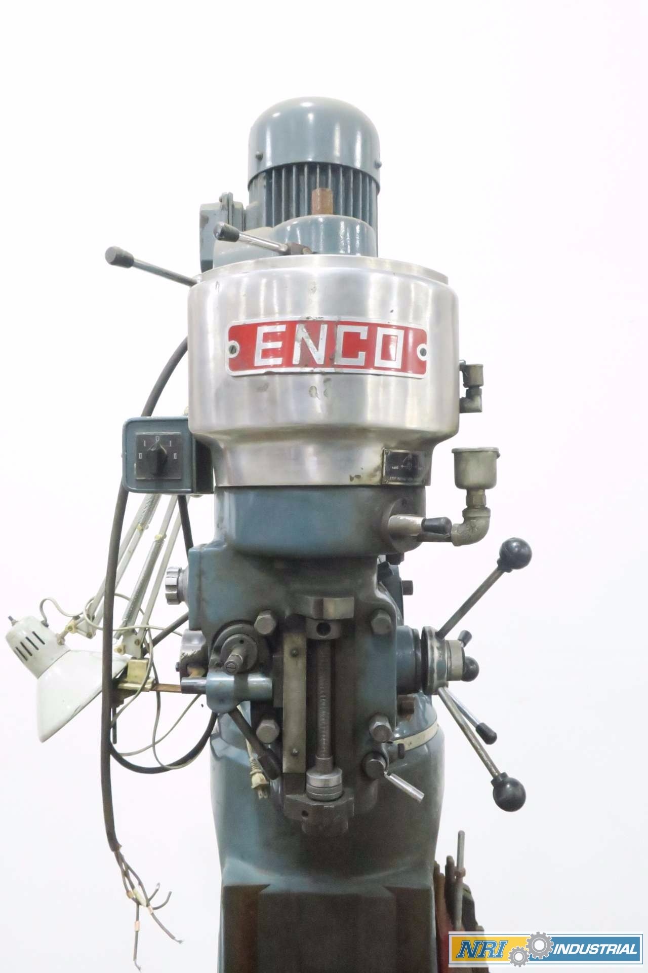 ENCO 100-1527 VERTICAL RADIAL TURRET KNEE MILLING MACHINERY For Sale ...