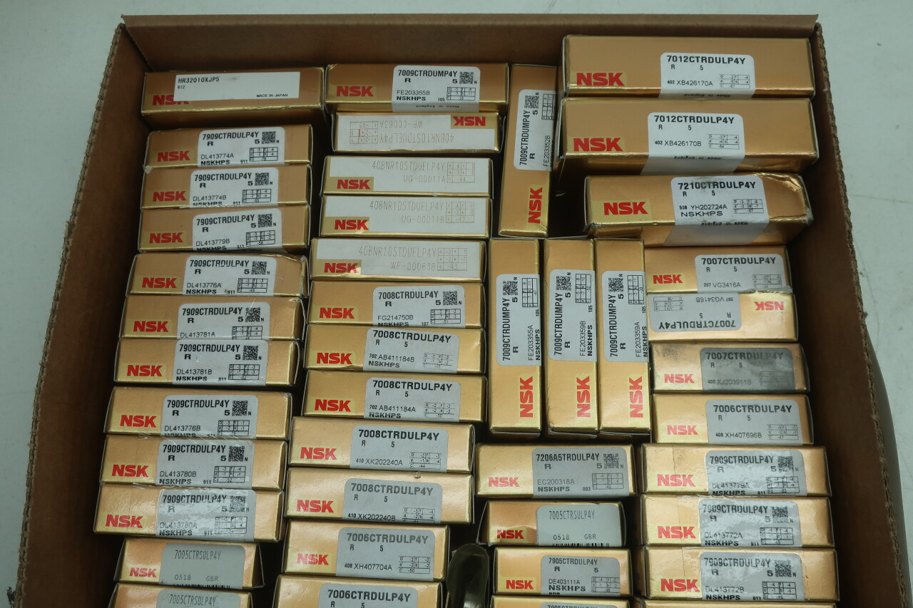 LOT OF ASSORTED NSK SUPER PRECISION ROLLER BEARINGS For Sale | Aucto