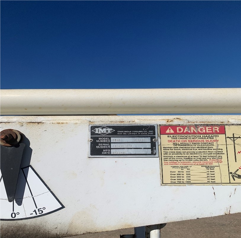 Walk Behind Mini Crane with Trailer