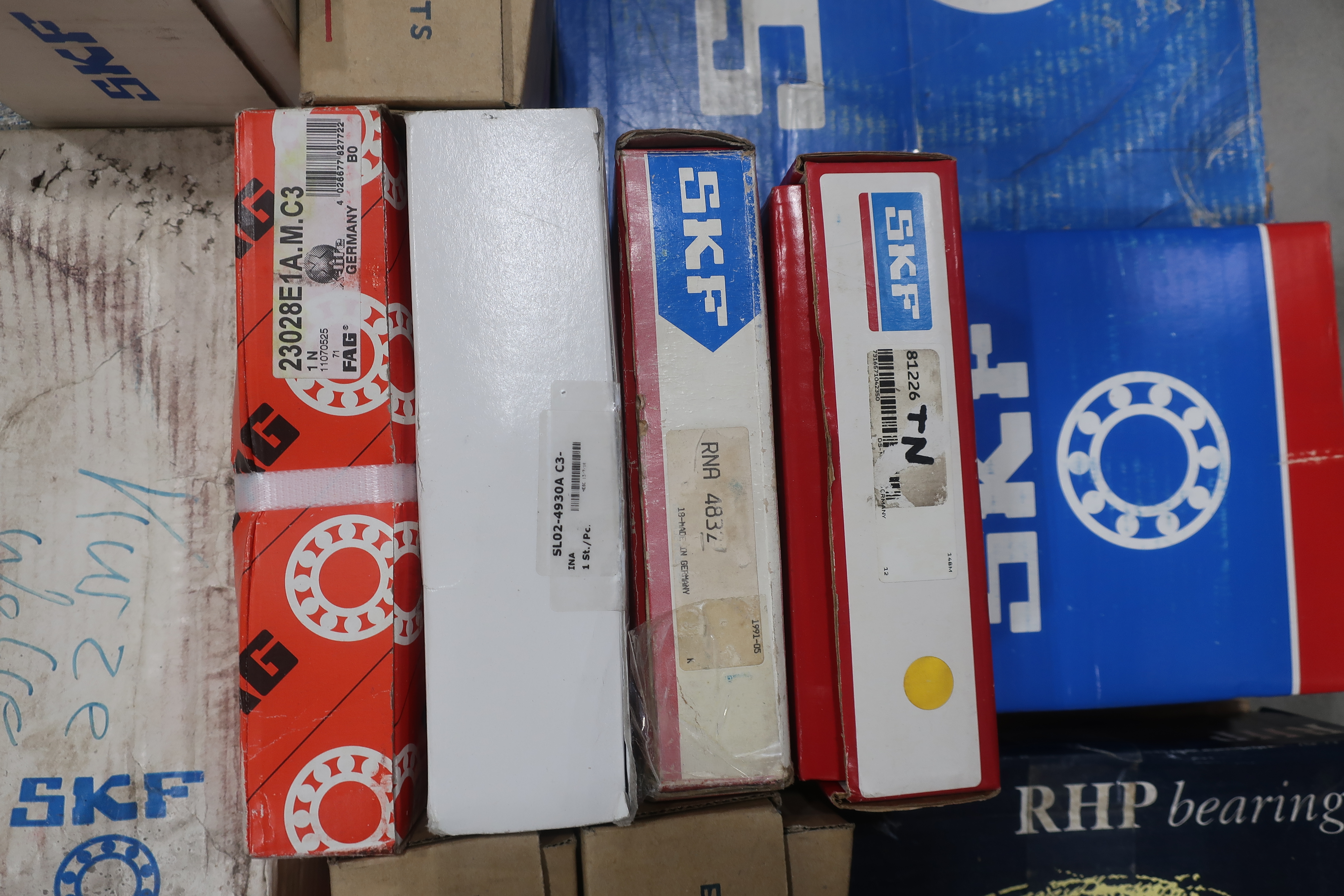SKU 1738658 - PALLET OF ASSORTED BEARINGS, NSK, SKF, FAG, RHP For Sale ...