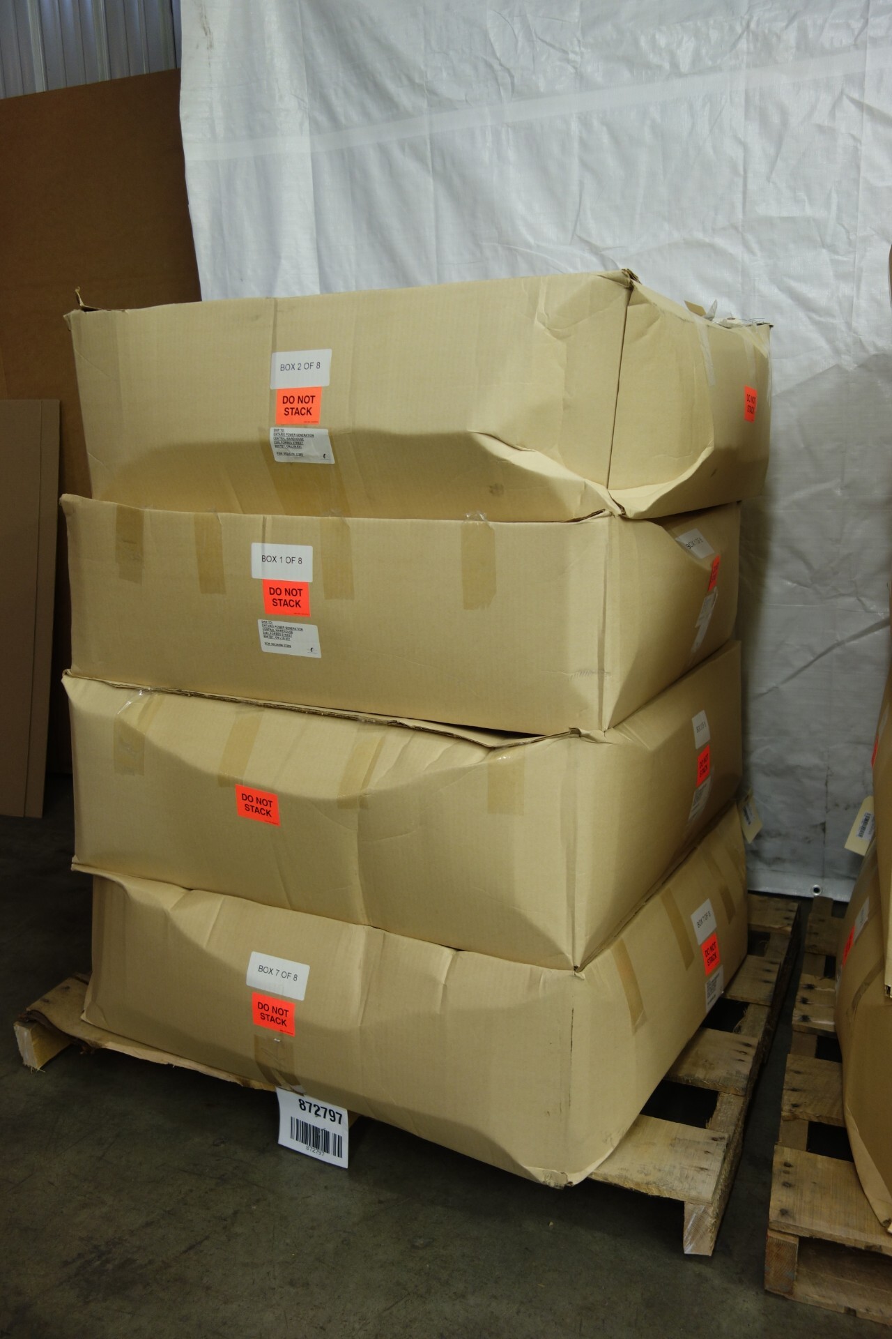 LOT OF 8 TOP HAT INSTALLATION ASSEMBLY, C-544-A-IB NSF-61, TYGOTHANE ...