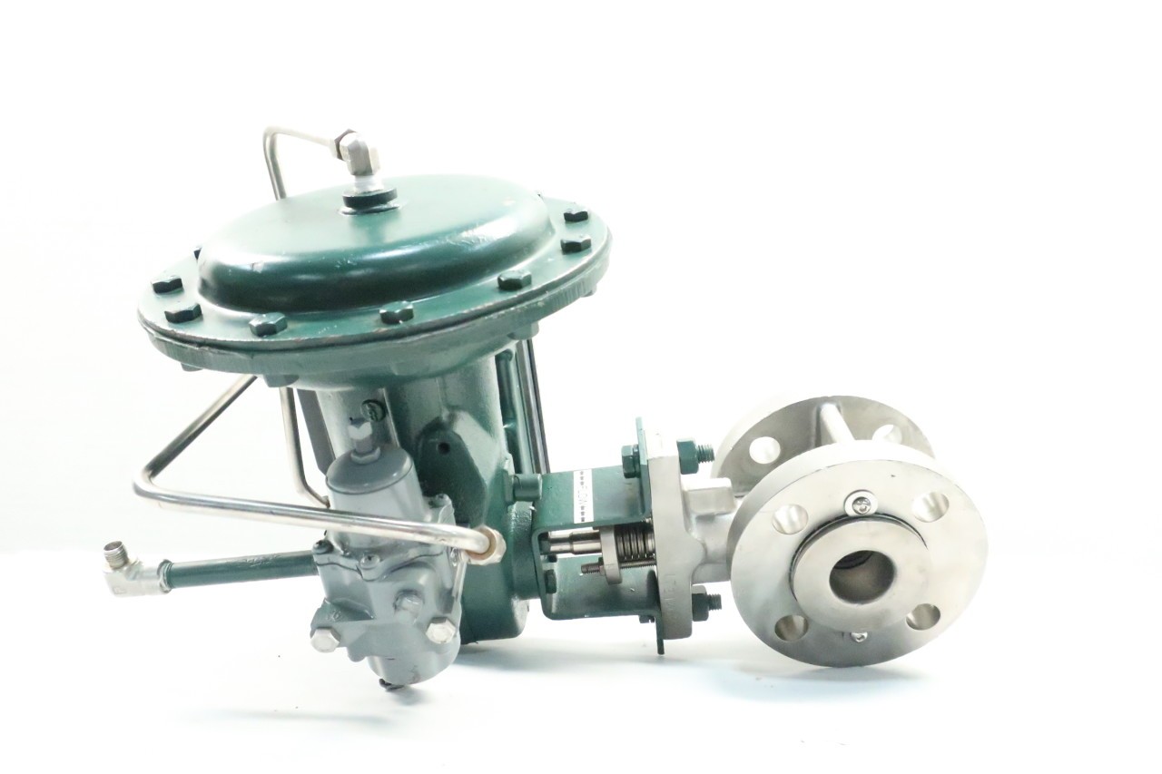 FISHER V300 VEE-BALL PNEUMATIC 300 STAINLESS FLANGED 3610J 1-1/2IN ...