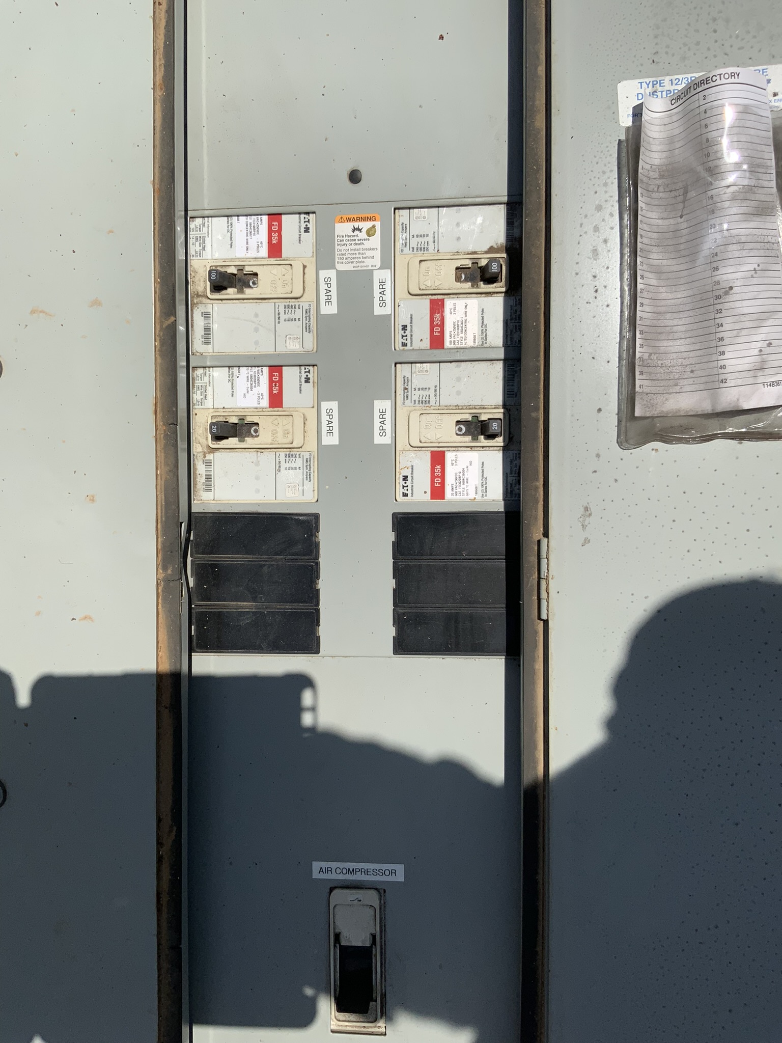 Bulk Lot of GE and Eaton Transformers, Breakers, Power Panelboard Enclosure