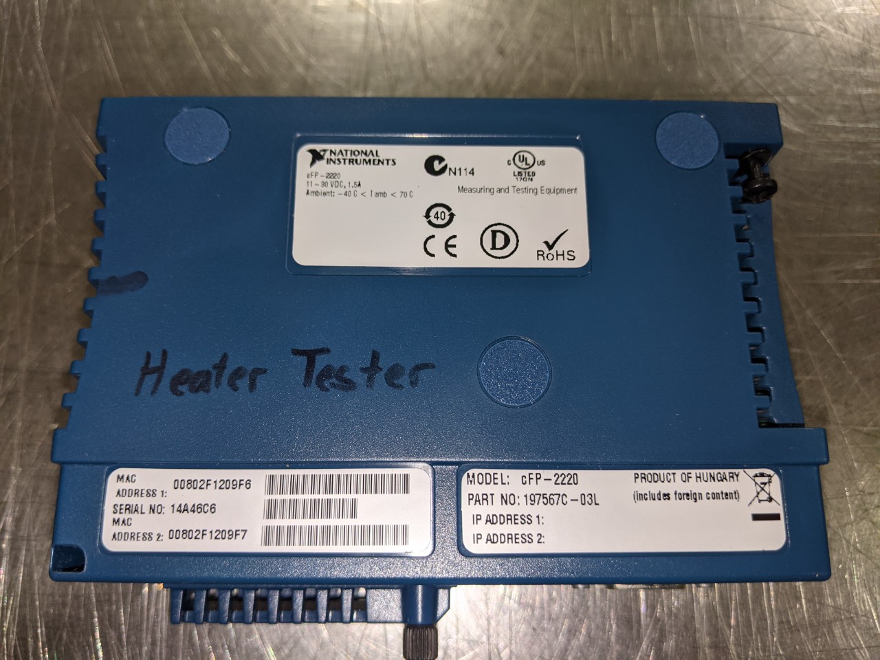 Repairable National Instruments cFP-2220 Compact FieldPoint Controller