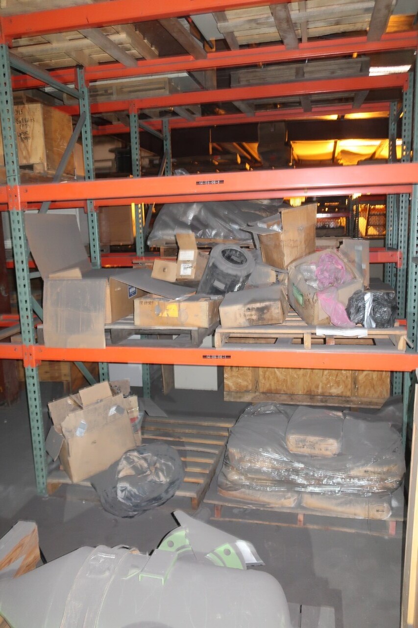 CONTENTS OF 5X SECTIONS OF PALLET RACKING (EXCLUDES PALLETS OF ...