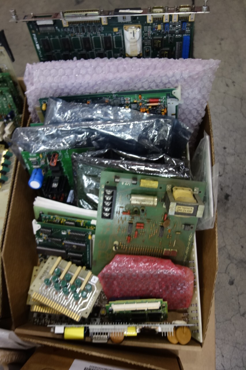 2 PALLETS OF ASSORTED PCB CIRCUIT BOARDS
