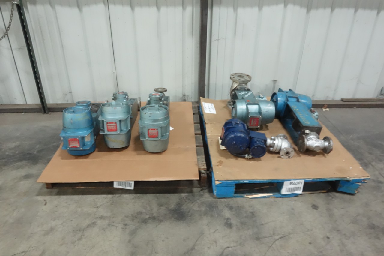 2 PALLETS OF ITT MODEL A HYDRAMOTOR ELECTRIC VALVE ACTUATORS For Sale ...